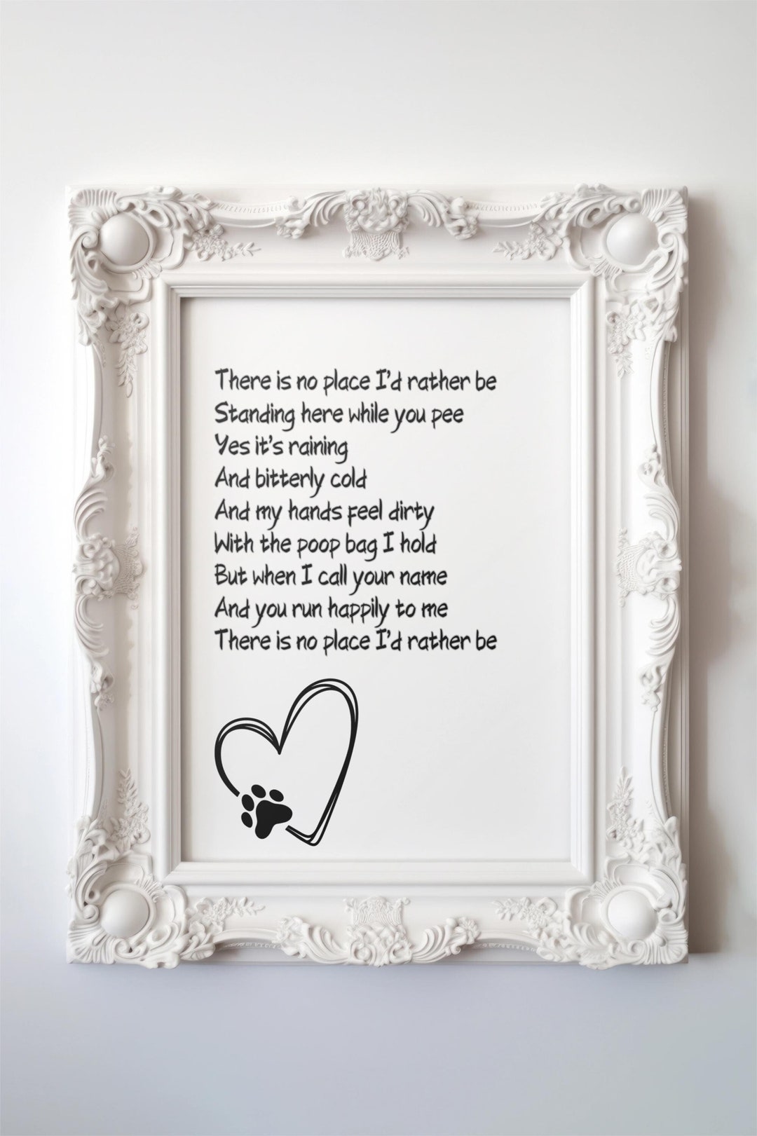 Dog Poem, Dog Quotes, Dog Sign, Wall Art, Home Decor, Gift Prints, Dog ...