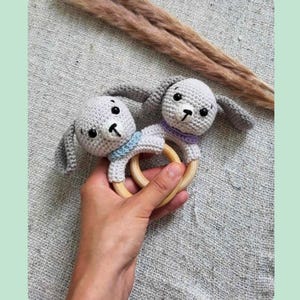 Dog Rattle Amigurumi PATTERN [ENG] and [dutch] - Etsy