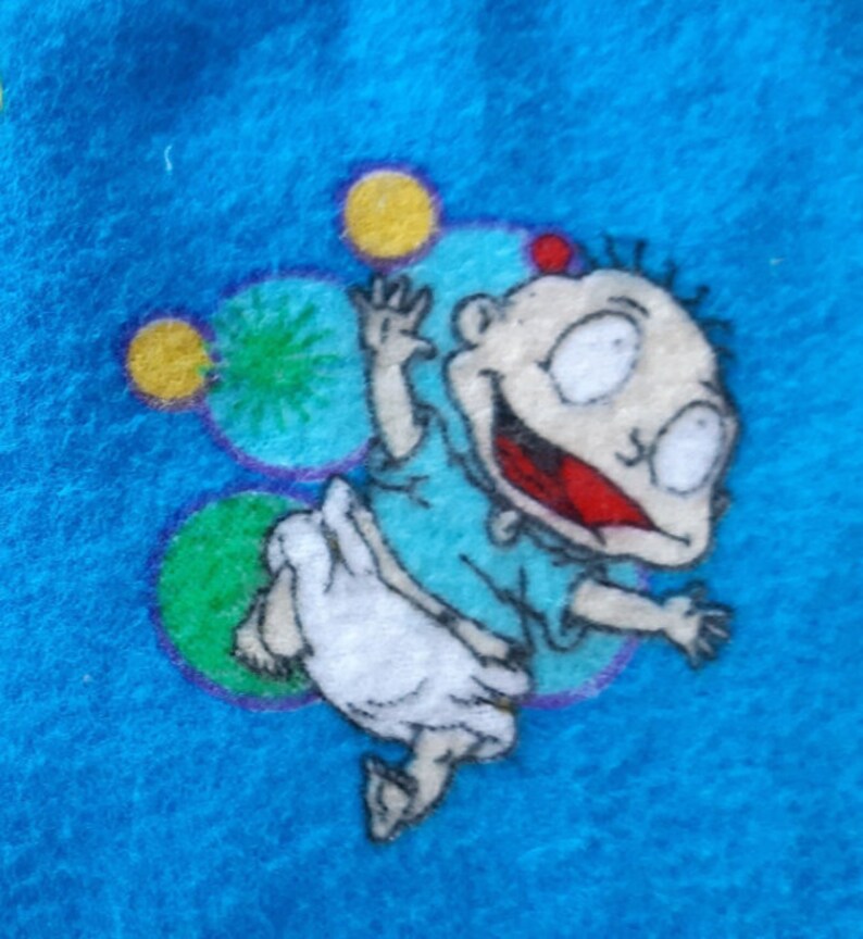 Rugrats Baby Bib - Pullover Bib - Blue Baby Bib - Toddler Bib ...