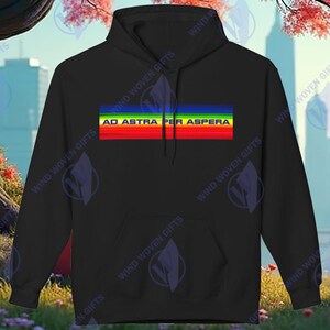 Ad Astra per Aspera Unisex Fleece Hoodie - Etsy