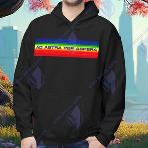 Ad Astra per Aspera Unisex Fleece Hoodie - Etsy
