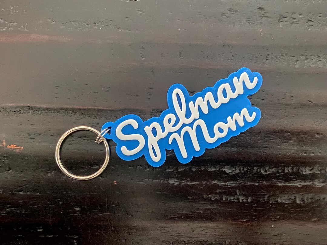 Spelman Mom Keychain: 3D Printed HBCU Pride Accessory - Etsy