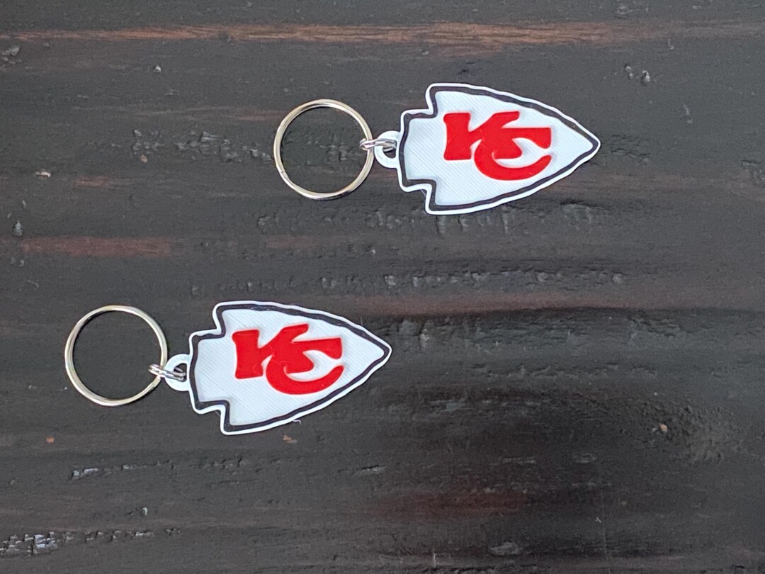 Kansas City Chiefs Keychain With Key Ring, Several Sizes, Request a ...