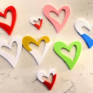 Snap Together 3D Printed Heart / Valentine's Day Gift / Click & Connect ...