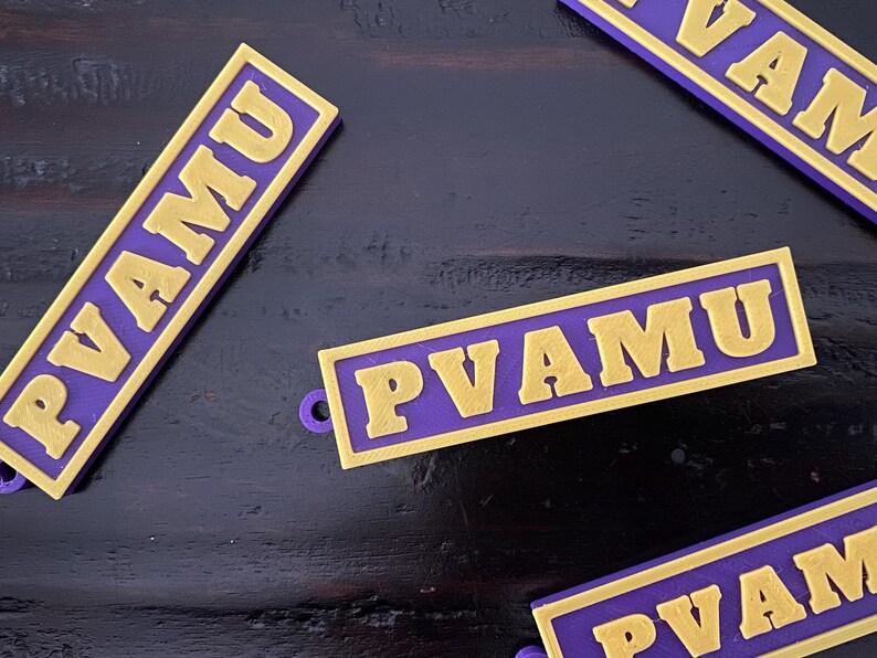 PVAMU Keychain: 3D Printed Prairie View A&M HBCU Pride - Etsy