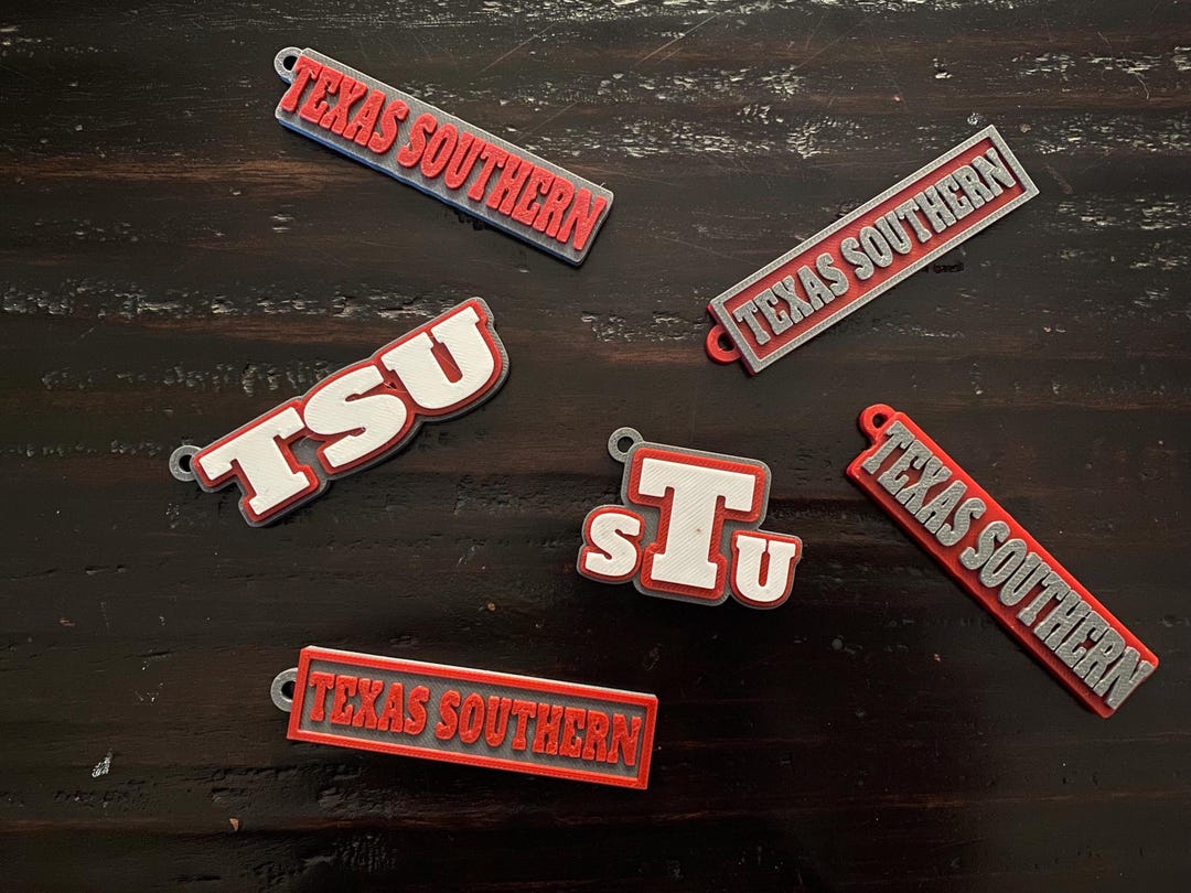 Texas Southern University Keychain: 3D Printed HBCU Pride - Etsy