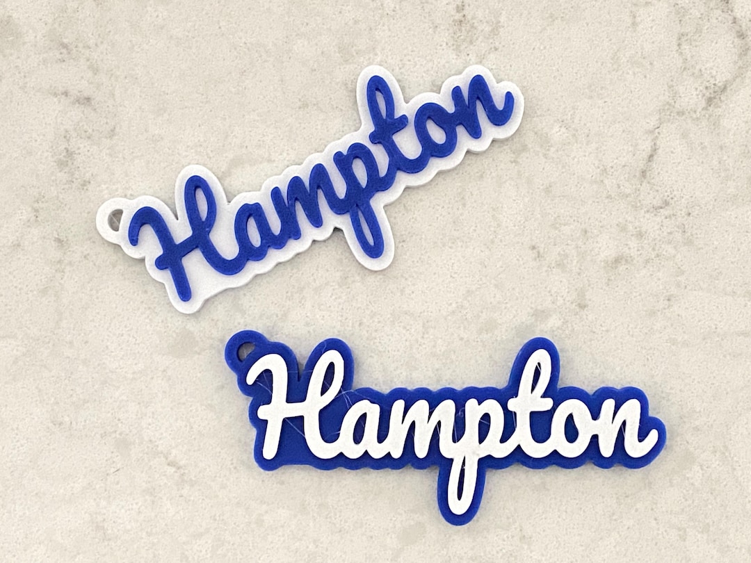 Hampton University Keychain: 3D Printed HBCU Pride Accessory - Etsy