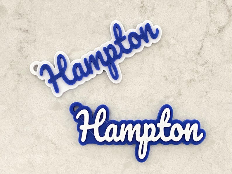 Hampton University Keychain: 3D Printed HBCU Pride Accessory - Etsy