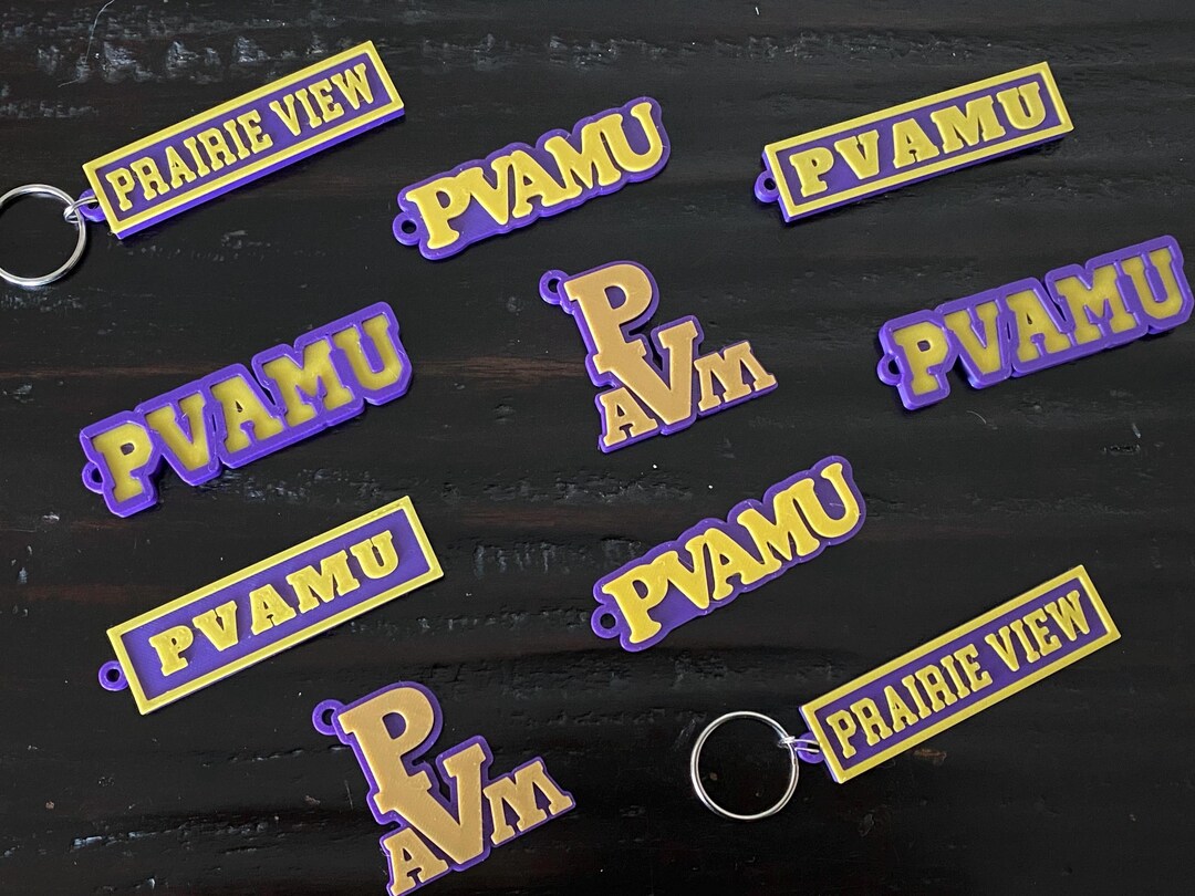 PVAMU Keychain: 3D Printed Prairie View A&M HBCU Pride - Etsy