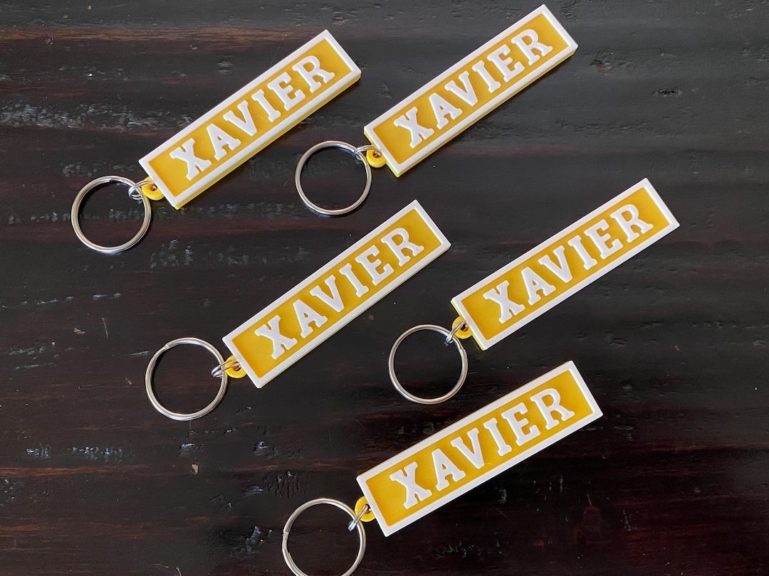 Xavier HBCU Keychain: 3D Printed College Pride Accessory - Etsy
