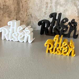 He is Risen 3D Printed / Christian Home Decor / Resurrection / Lots of ...