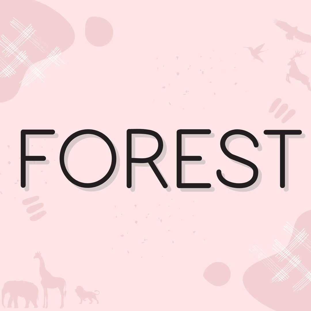 Forest Font - Handwritten Font, Cricut Font, Branding Font, Font for ...