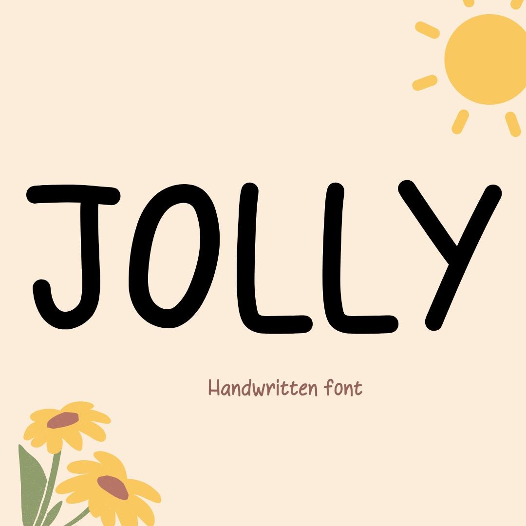 Jolly Font - Handwritten Font, Cricut Font, Branding Font, Font for ...