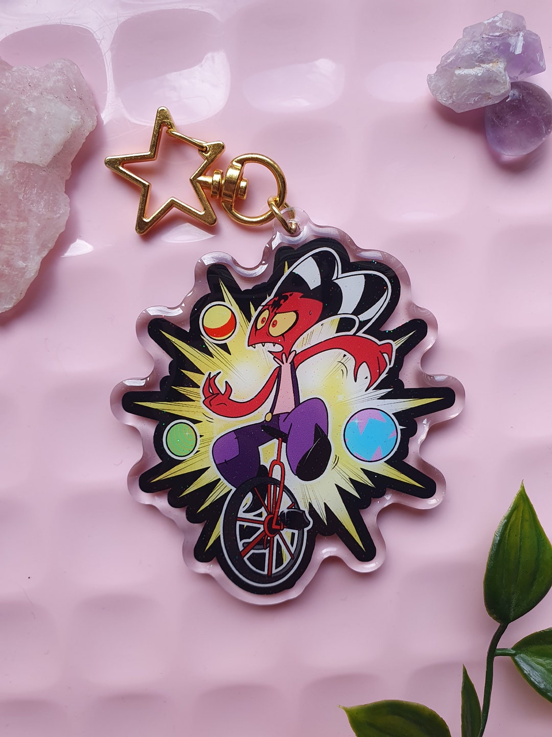 Blitzo Helluva Boss Keychain/keyring Charm - Etsy