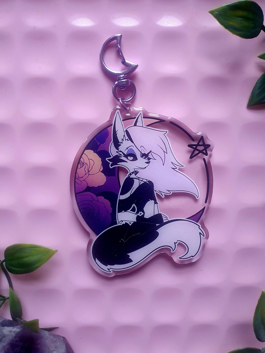 Loona // Helluva Boss XL Keychain/bag Charm - Etsy