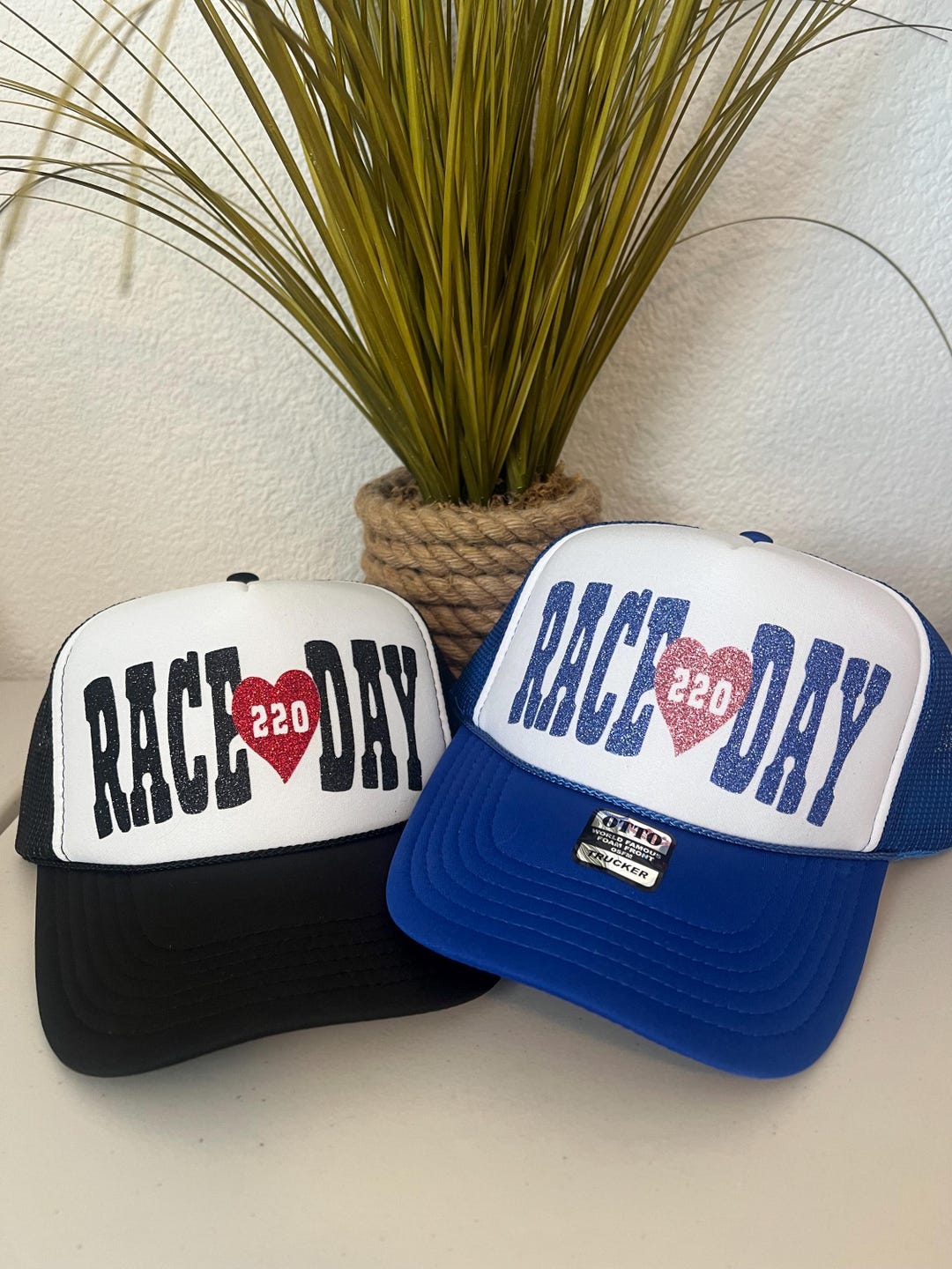 Personalized Race Day Hat. Trucker Hat. Personalized With Racers Number ...