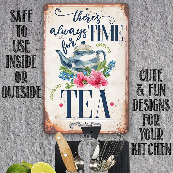 Tea Time Sign - Etsy