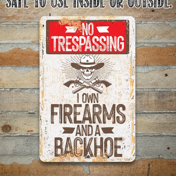 Metal No Trespassing Signs - Etsy