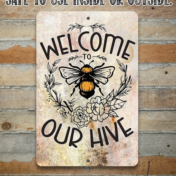 Metal Bee Sign - Etsy