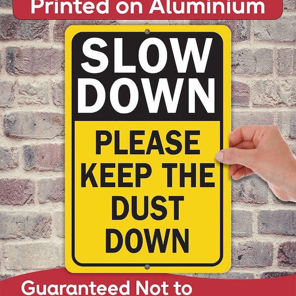 Slow Down Signs - Etsy