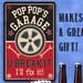 Tin Metal Sign Pop Pop's Garage 8x12 or - Etsy