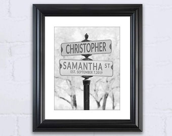 Street Sign Wedding Gift - Etsy