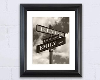 Wedding Street Sign - Etsy