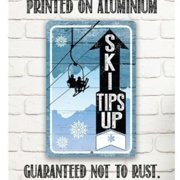 Ski Tips up Poster - Etsy