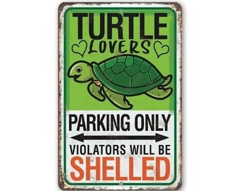 Sea Turtle Parking Sign - Etsy