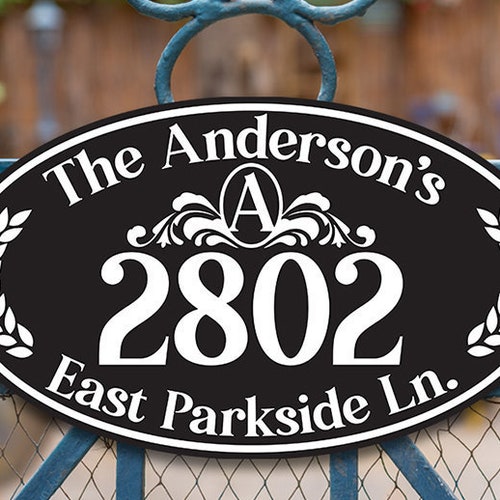 Personalized Address Sign Metal Address Sign for House Number - Etsy