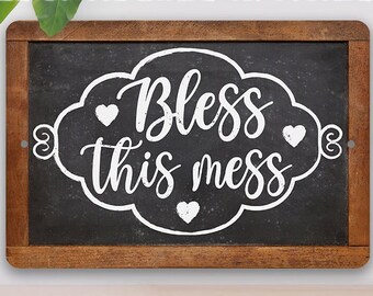 Bless This Mess Poster - Etsy