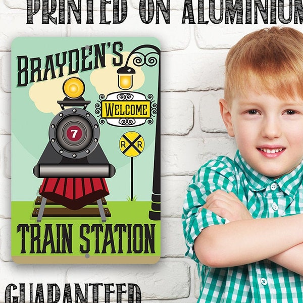 Train Station Sign - Etsy