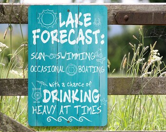 Outdoor Lake Sign - Etsy