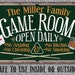 Personalized Game Room Sign-8 X 12 or 12 X 18 Aluminum Tin Awesome ...