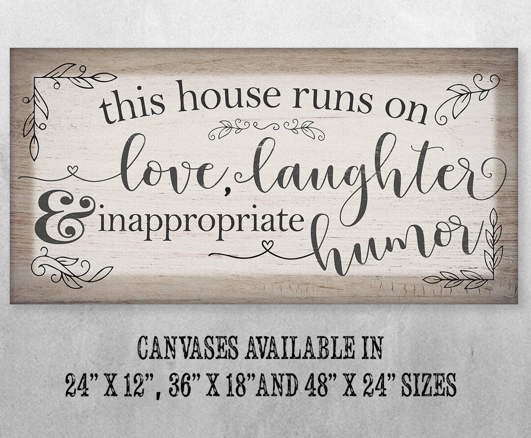 Inappropriate Humor-large Canvas-stretched on Wood-perfect Living Room ...