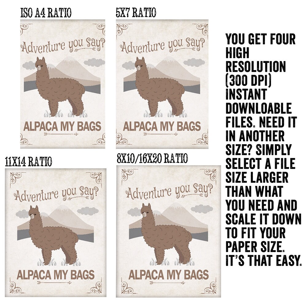 Alpaca My Bags And Move Out