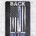 Tin Metal Sign back the Blue 8 X 12 or 12 X 18 Indoor/outdoor Gift for ...