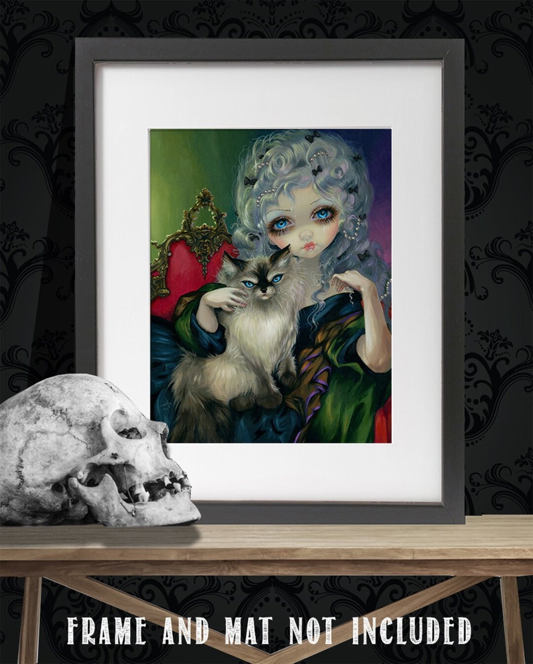 Strangeling Princess With A Ragdoll 11x14 Unframed Art Print Poster ...