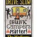 Camping Signs Personalized Drive Slow Drunk Campers Matter Durable ...