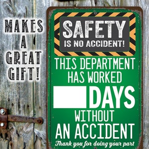 Safety is No Accident Caution and Warning Sign, Safety Signage for ...