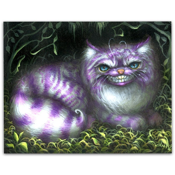 Cheshire Cat Poster - Etsy
