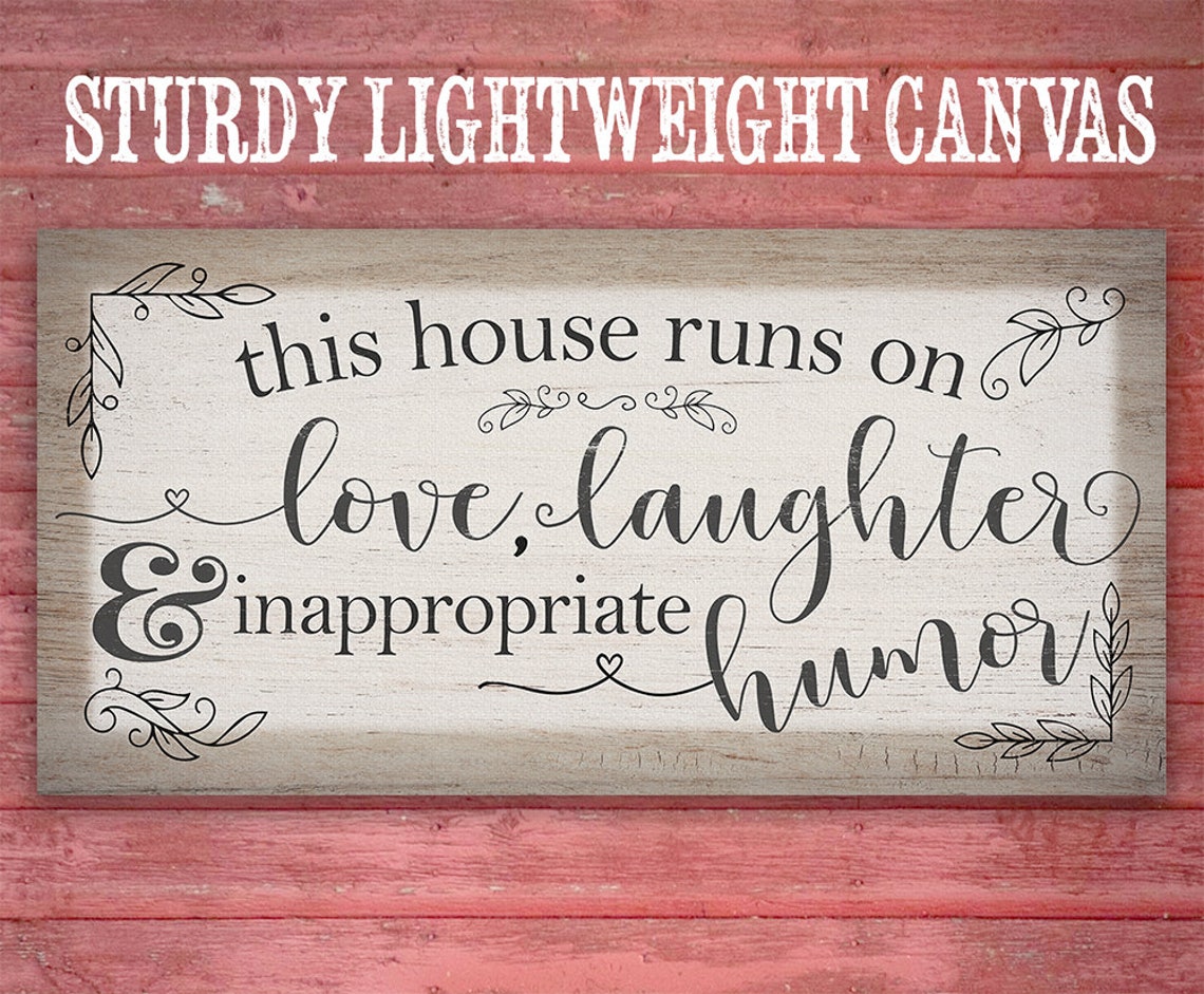 Inappropriate Humor-Large Canvas-Stretched on Wood-Perfect | Etsy