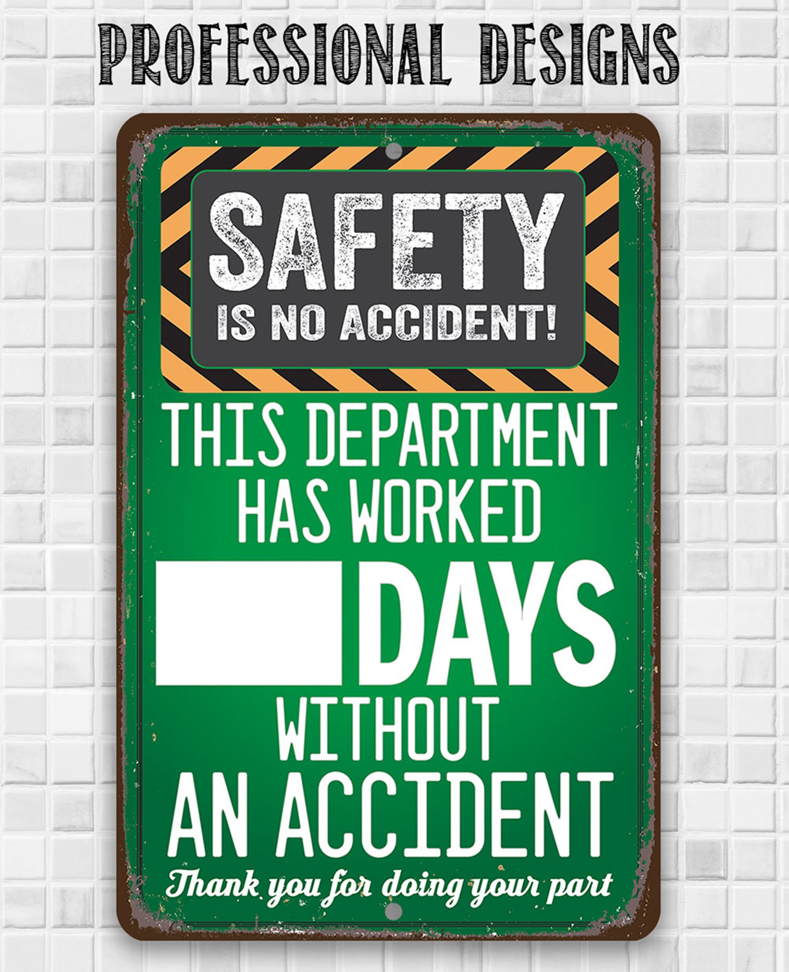 Safety is No Accident Caution and Warning Sign, Safety Signage for ...