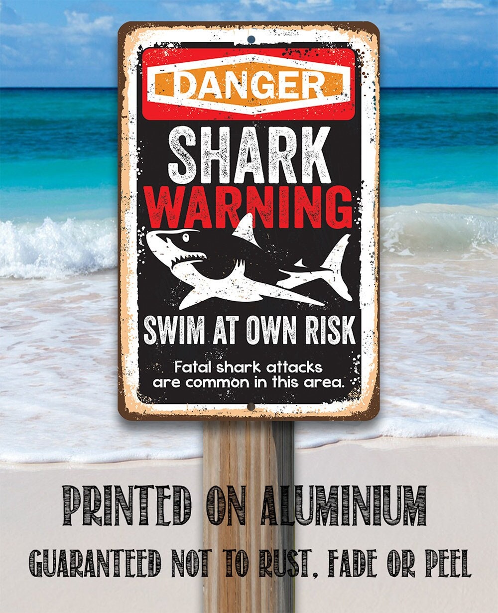 Beware Of Shark Signs