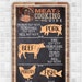 Sign Meat Temperatures Meat Cooking Guide 8 X 12 or 12 X 18 Aluminum ...