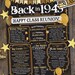 80th High School Reunion Decoration in Gold or Rose Gold Class of 1943 ...