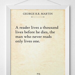 Instant Digital Download George R. R. Martin A Reader Lives Title ...
