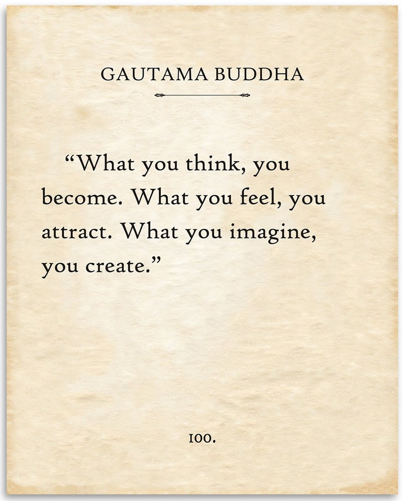 Instant Digital Download Gautama Buddha What You Think - Etsy