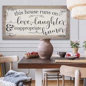 Inappropriate Humor-large Canvas-stretched on Wood-perfect Living Room ...