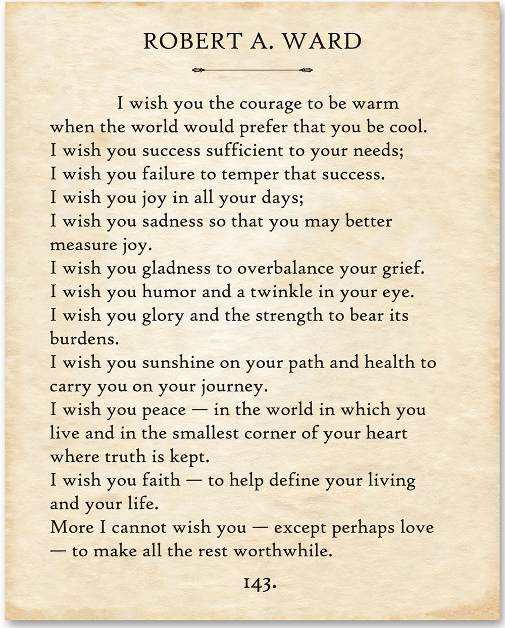 Robert Ward I Wish You 11x14 Unframed Typography Book Page - Etsy